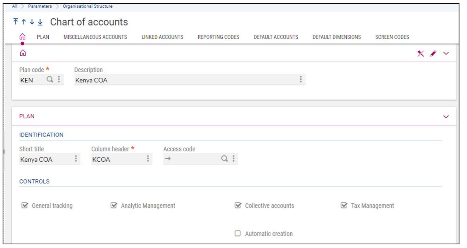 Sage X3 - How to setup Legal and Analytical Chart of Accounts for ...