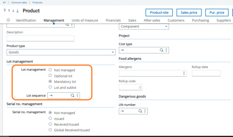 How to Align Lot numbers with Purchase receipts numbers - Sage X3 ...