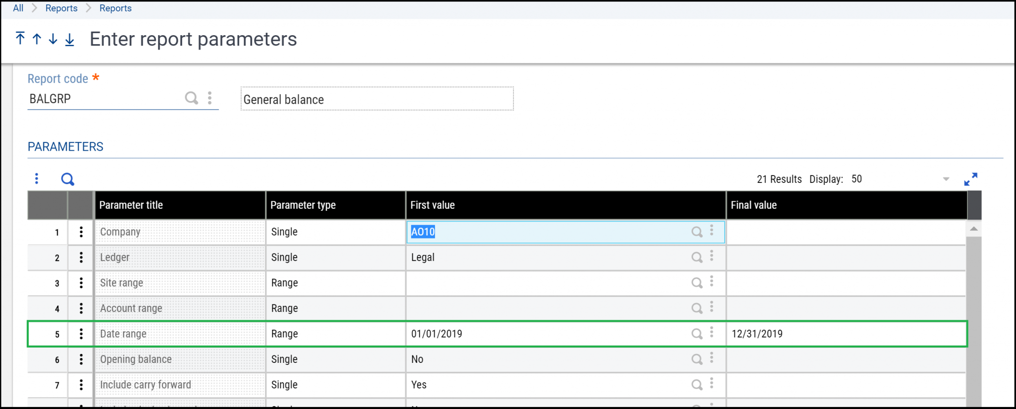 How To Setup A Default Date Range For Multiple Reports And Inquiries In Sage X3 Sage X3 Tips