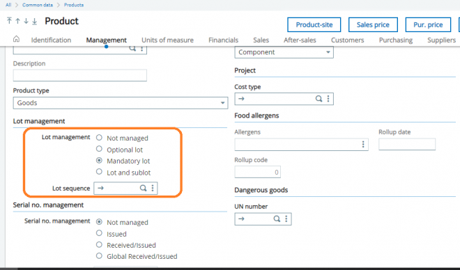 How To Align Lot Numbers With Miscellaneous Receipts Numbers Sage X3 Tips Tricks And Components
