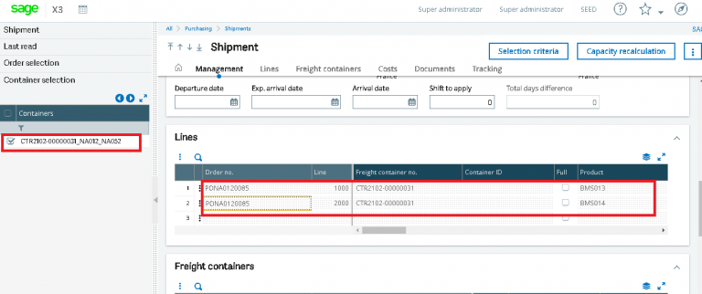 How to manage Transportation details and shipment pre-receipt in ...