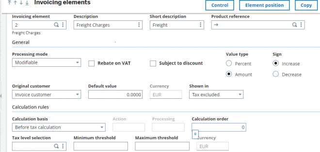 How to calculate freight charges automatically - Sage X3 – Tips, Tricks ...