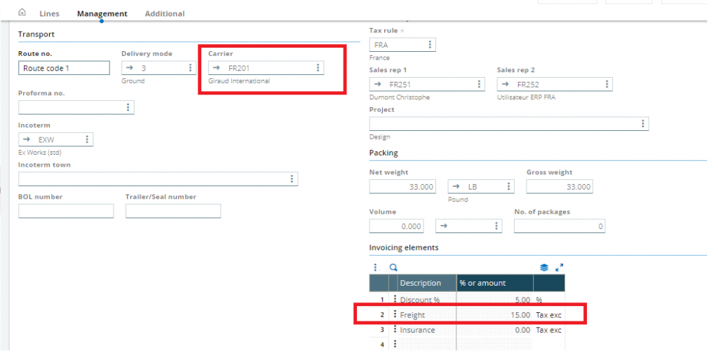 How to calculate freight charges automatically - Sage X3 – Tips, Tricks ...