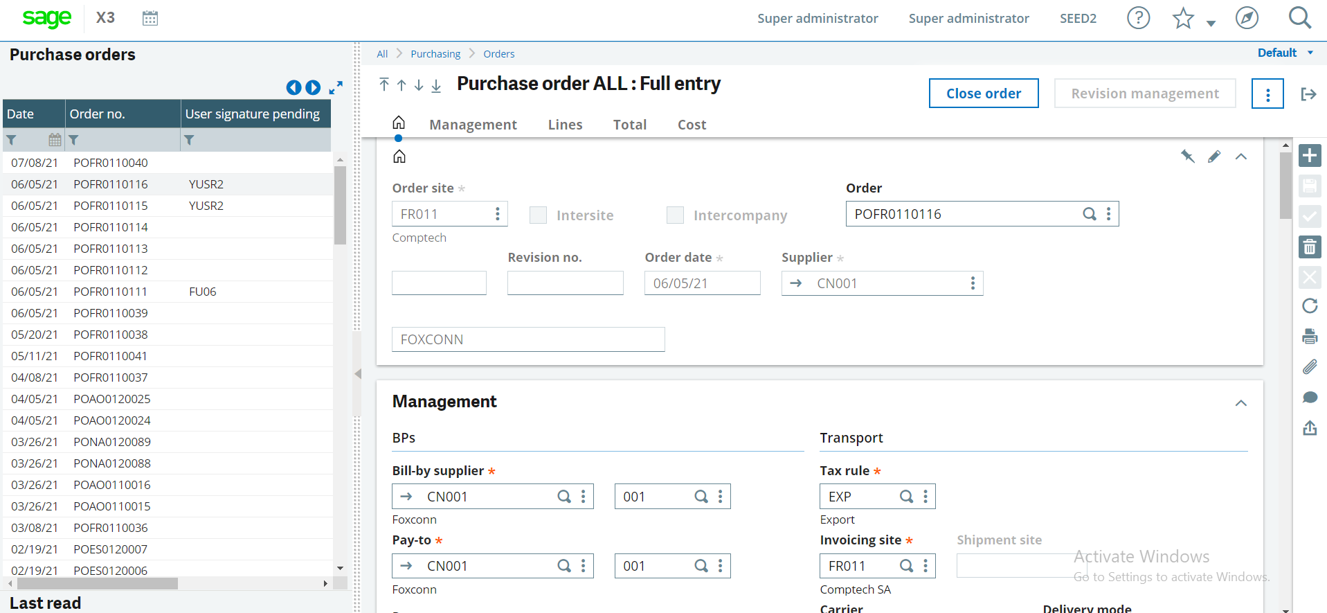 How to display user signature pending for approval to the left list of ...