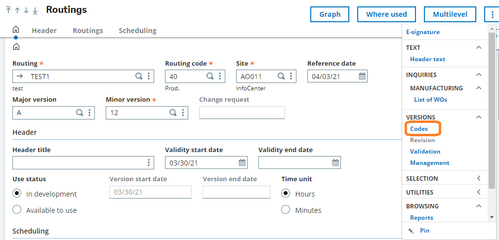 How To Do Routings Version Validation And Revision Of Routing Version