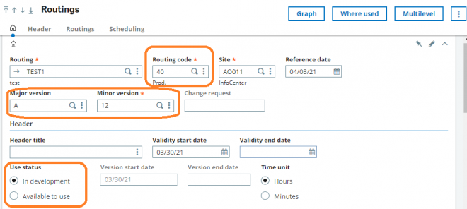 How to do Routings version validation and revision of routing version ...