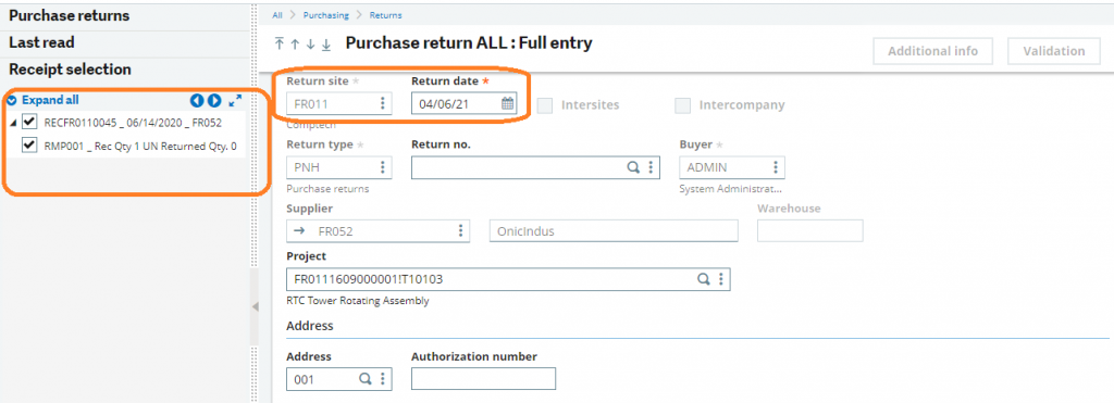 How to create credit note against purchase return in Sage X3 - Sage X3 ...