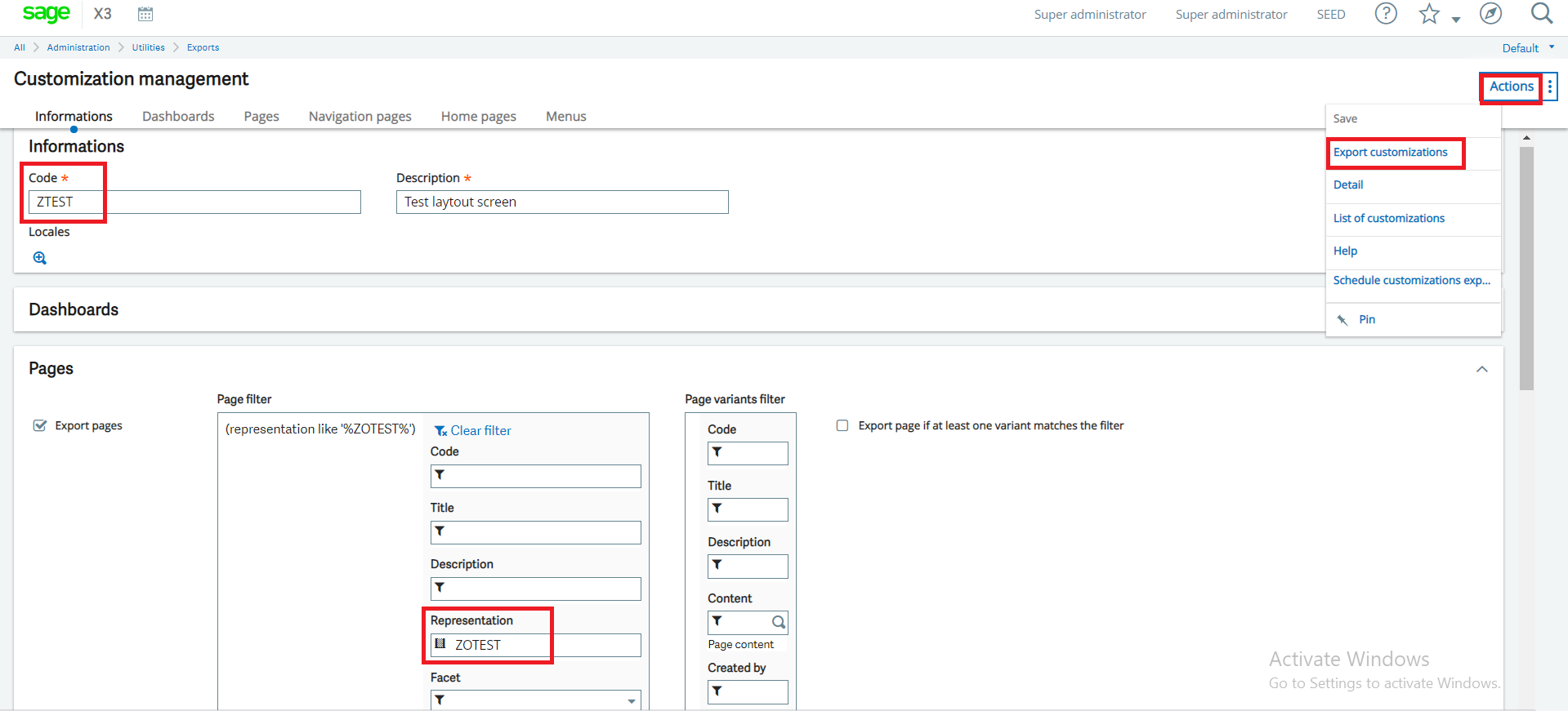 How to export and import responsive page design layout of a screen in ...