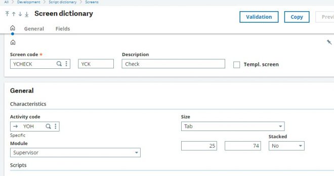How to call action based screen through code in Sage X3 - Sage X3 ...