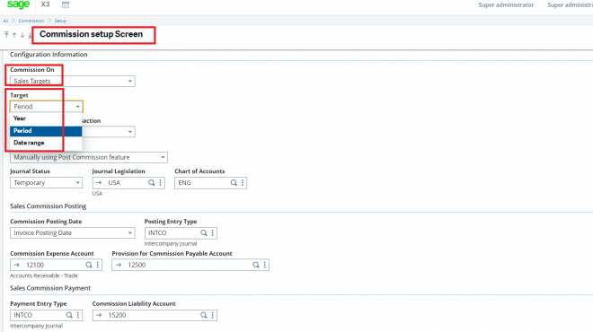 How to setup sales targets in Sales Commission Module - Sage X3 – Tips ...