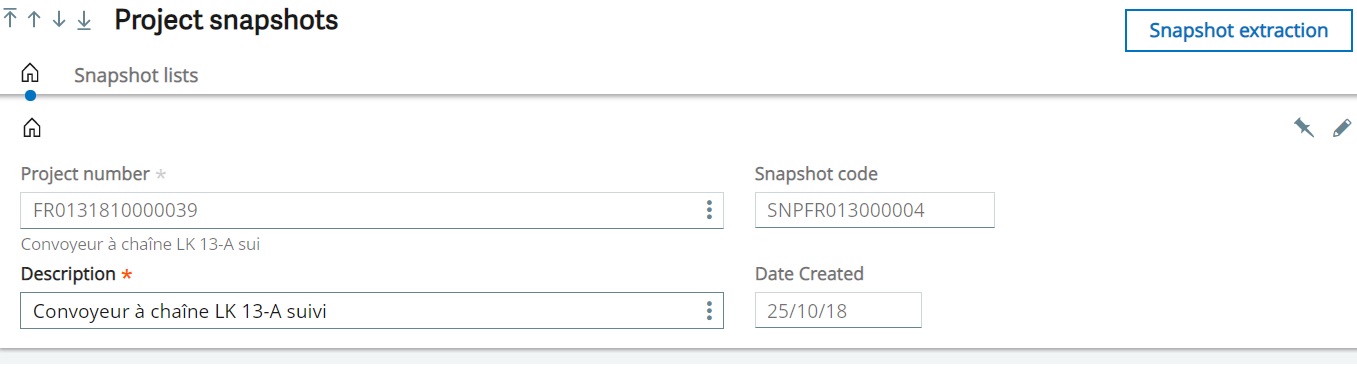 Project snapshots in Project management - Sage X3 – Tips, Tricks and ...