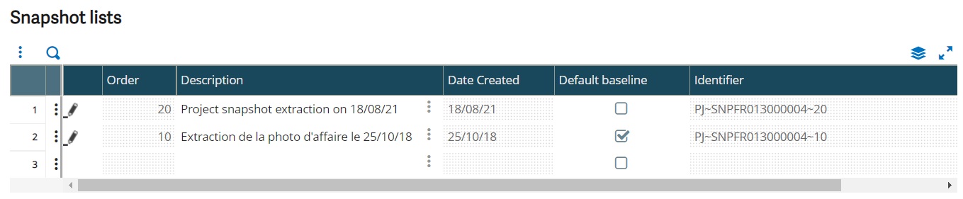 Project snapshots in Project management - Sage X3 – Tips, Tricks and ...