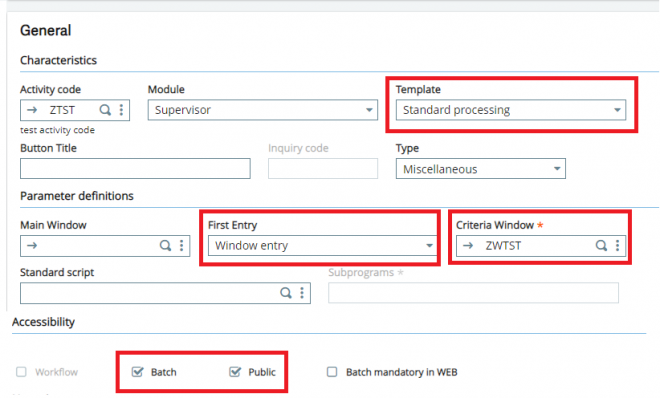 How to open a screen at query submission of batch task - Sage X3 – Tips, Tricks and Components