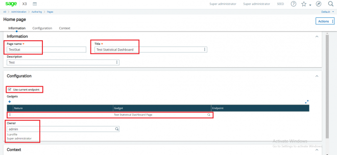 How to create dashboard using statistical parameters in Sage X3 V12 ...
