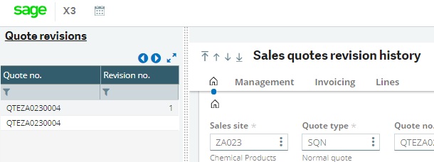 How to track Sales quote - Sage X3 – Tips, Tricks and Components