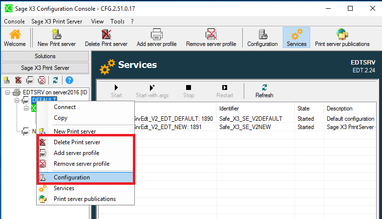 Multi print server instances on same server - Sage X3 – Tips, Tricks and Components
