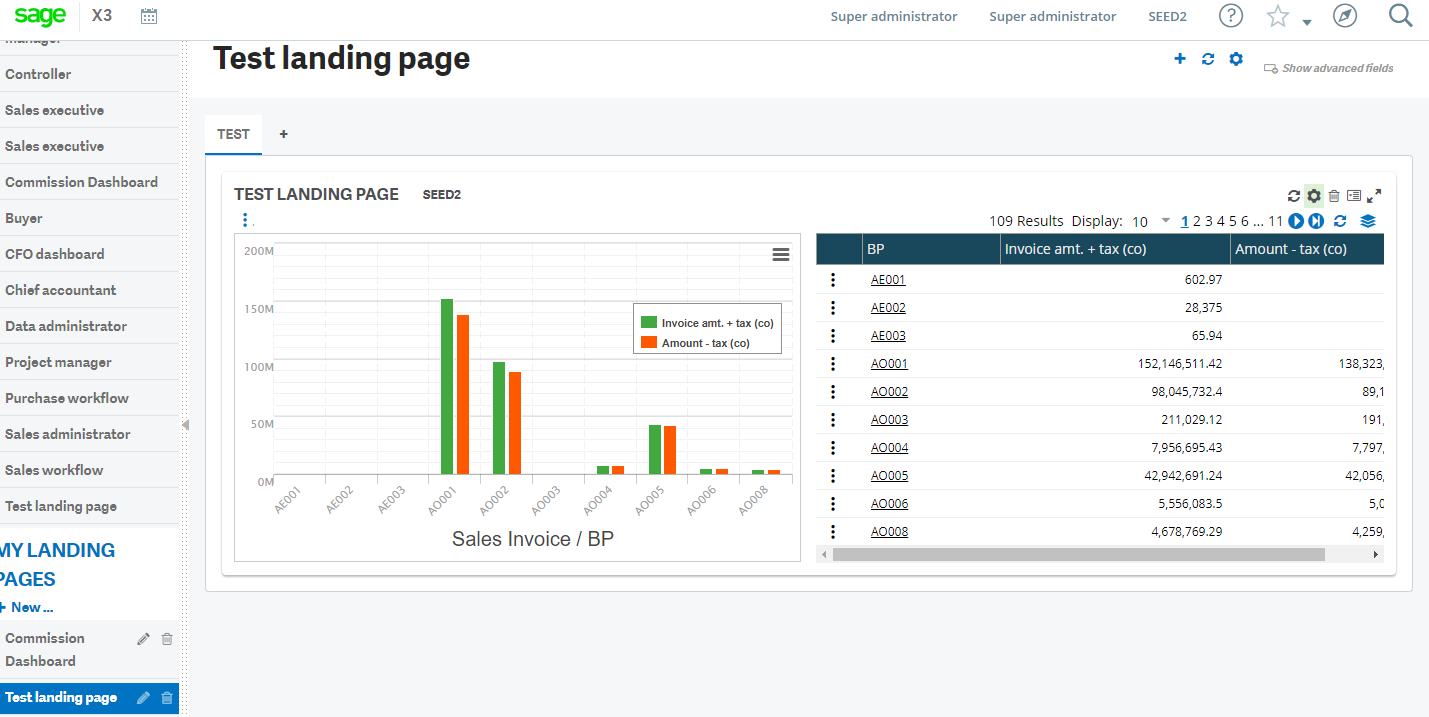 How to export and import landing pages in Sage X3 V12 - Sage X3 – Tips, Tricks and Components