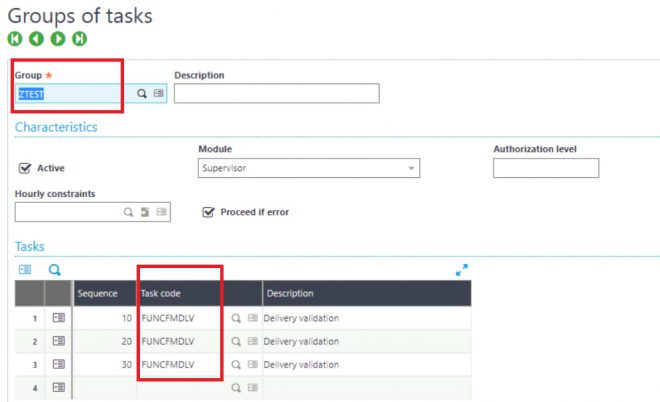 How to execute the bulk task with the multiple parameters - Sage X3 – Tips, Tricks and Components