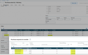 How to add an existing purchase request to an existing PO - Sage X3 ...