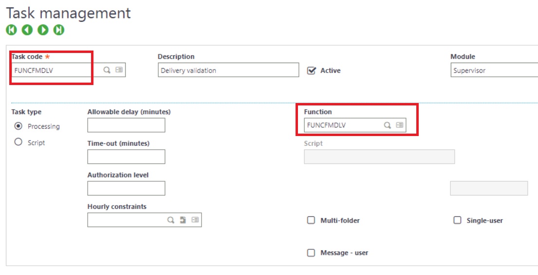 How to execute the bulk task with the multiple parameters - Sage X3 – Tips, Tricks and Components