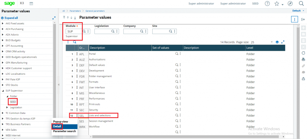 How to improve loading of screen time of transactions in Sage X3 V12 - Sage X3 – Tips, Tricks ...