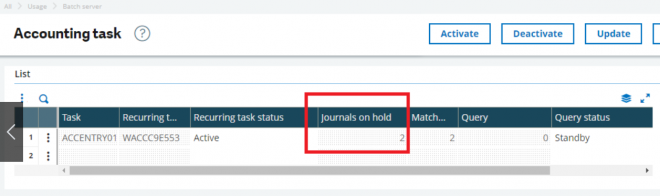 How to release on hold journals in the accounting task - Sage X3 – Tips ...