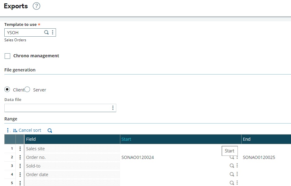 How To Export Static Values Using Template In Sage X3 Sage X3 Tips Tricks And Components 8314