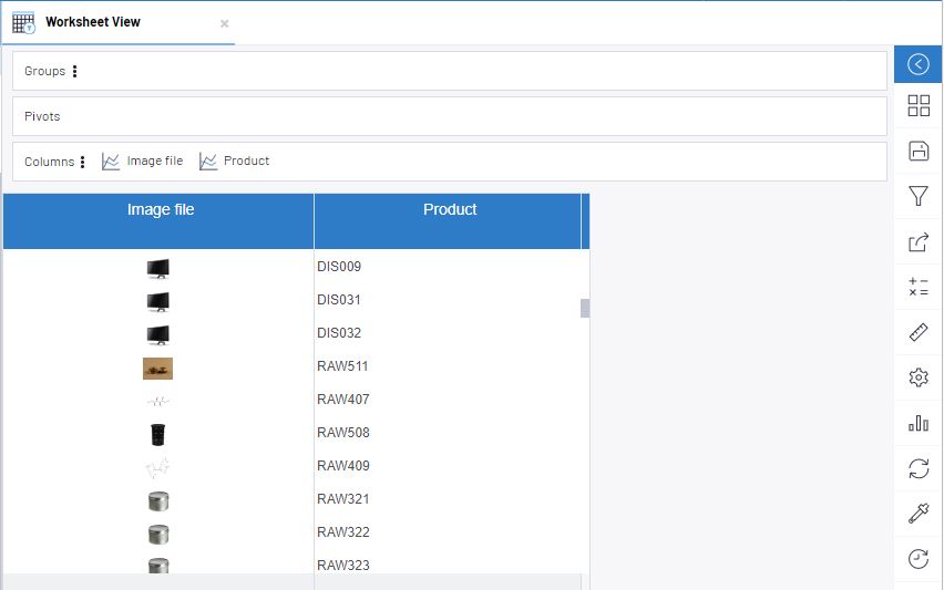 How to add images as columns in Sage Enterprise Intelligence (SEI) view - Sage X3 – Tips, Tricks ...