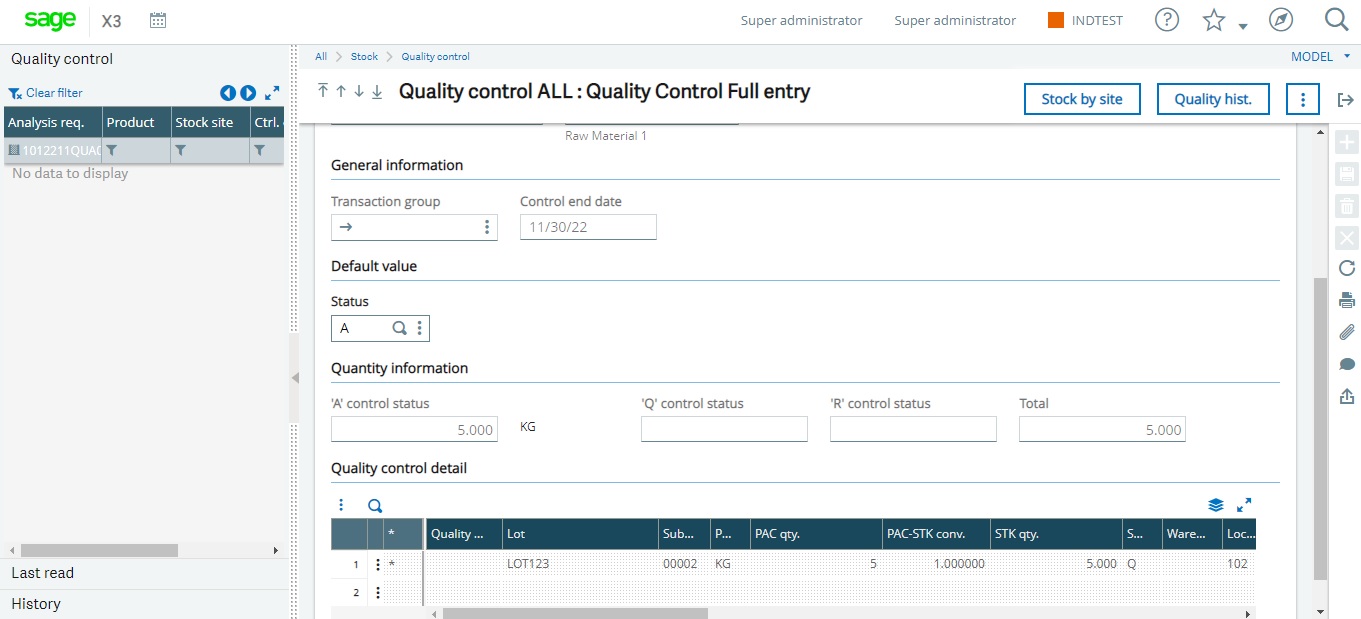 How to solve Sequencing issue of Left Panel - Sage X3 – Tips, Tricks and Components