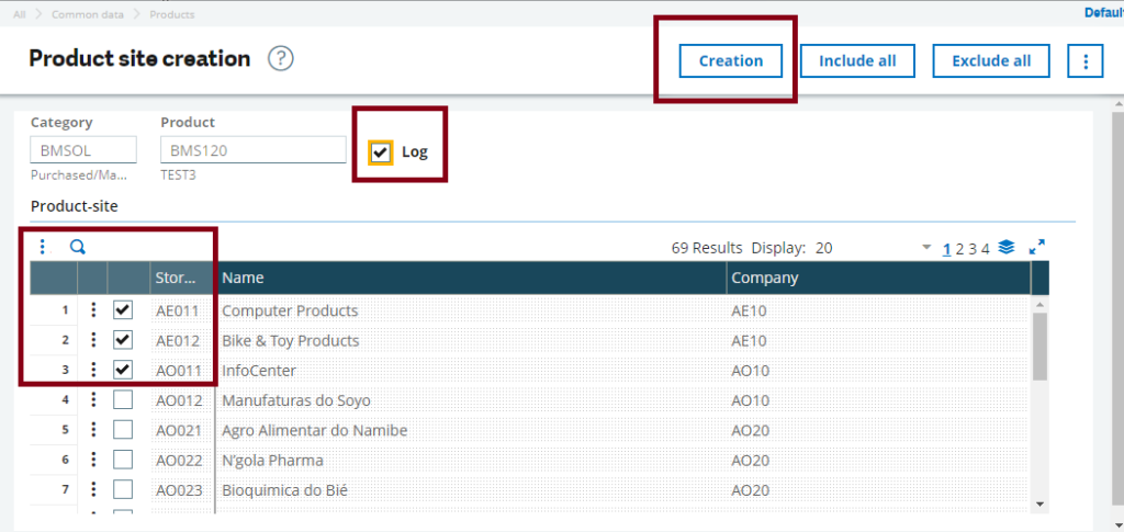 How to define multiple product-sites for product in bulk in Sage X3 ...