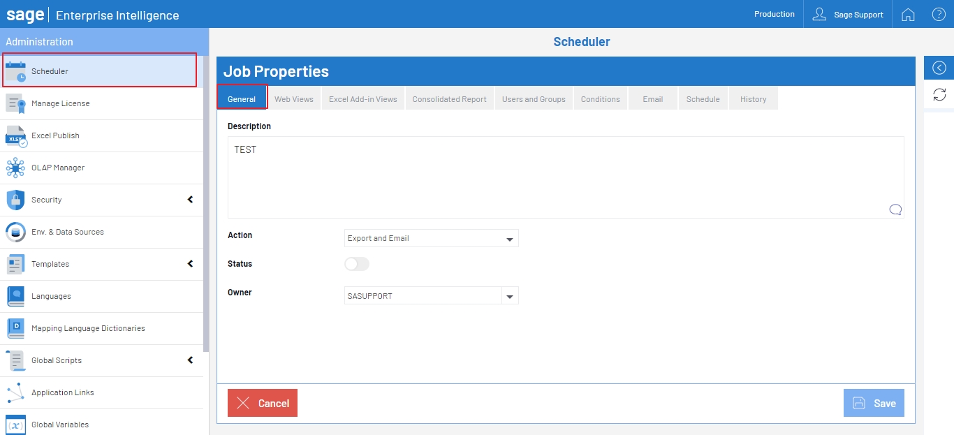 To Trigger an automatic email in sage enterprise intelligence (SEI) - Sage X3 – Tips, Tricks and ...