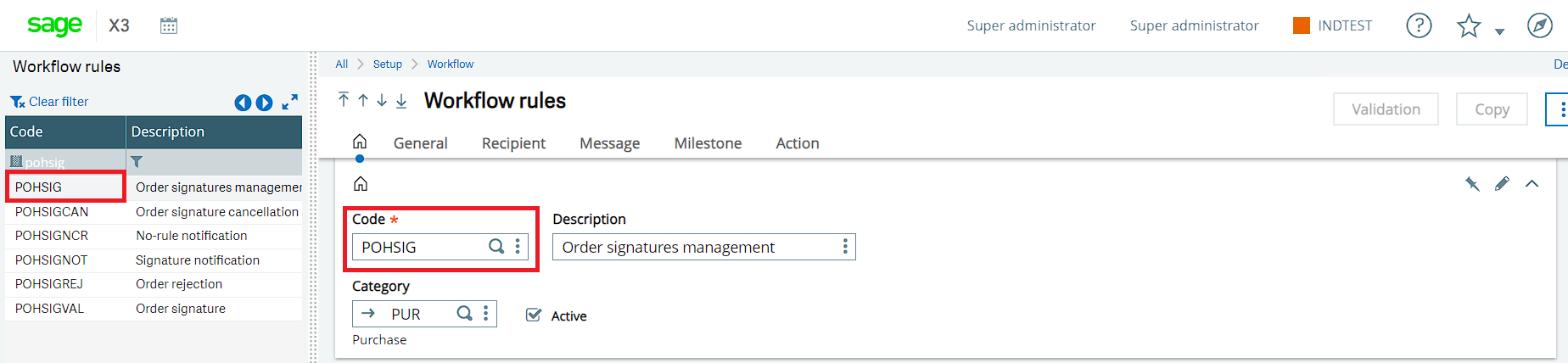 How to Generate signature workflow without triggering a mail - Sage X3 – Tips, Tricks and Components