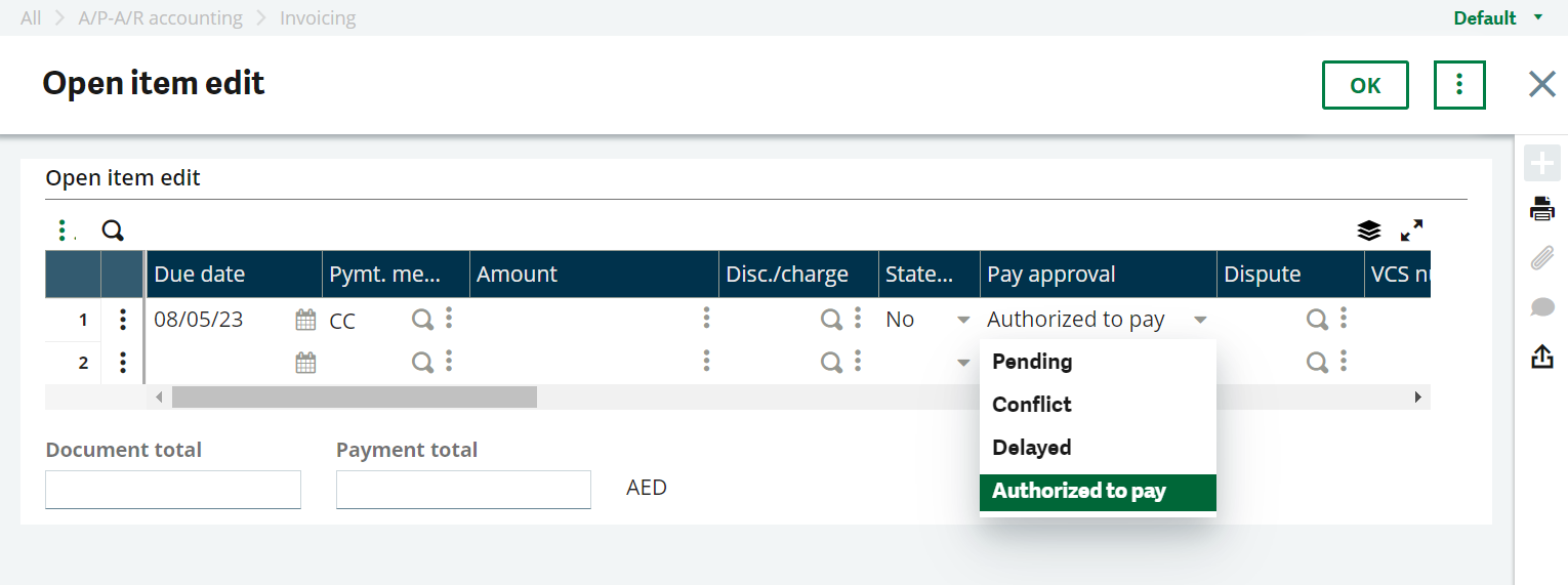 Temporarily Pausing Payment : Placing an Invoice on Hold - Sage X3 ...