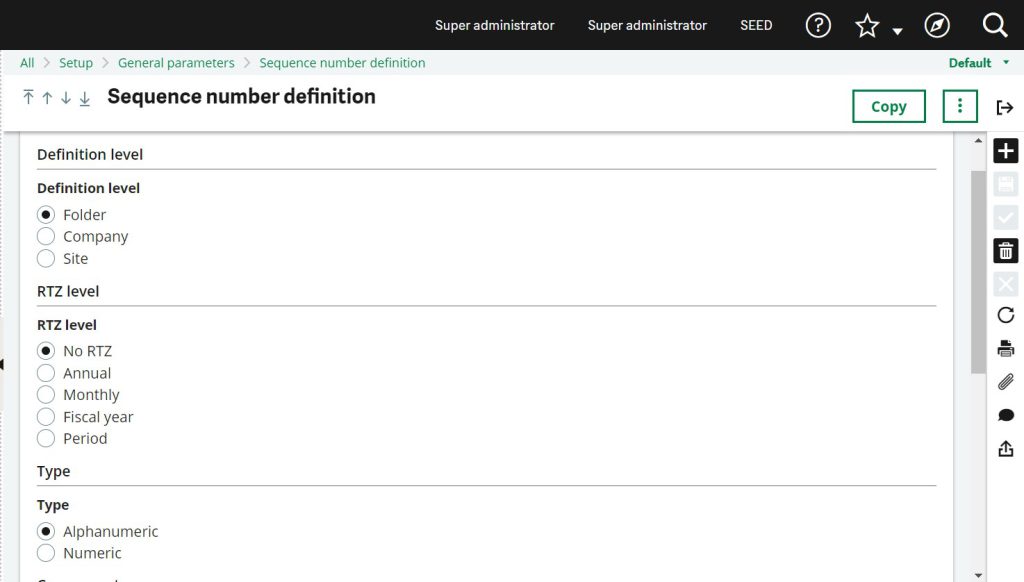 How to create a requested sequence number in Sage X3 - Sage X3 – Tips, Tricks and Components
