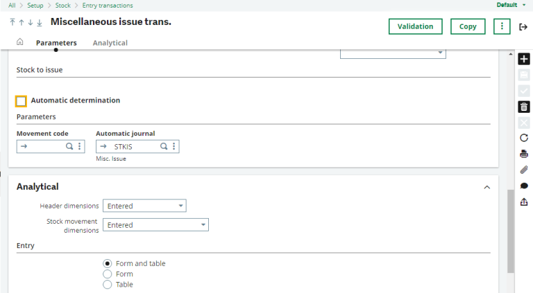 Posting Old Stock Entries for Miscellaneous Issues/ Receipts in Sage X3 ...