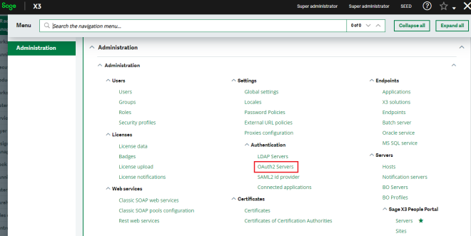 How to Use OAuth 2.0 Functionality in Sage X3 - Sage X3 – Tips, Tricks and Components
