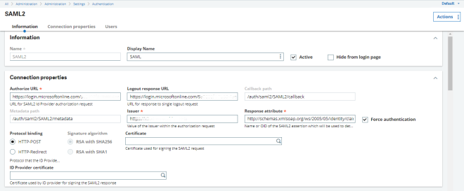 SAML2 authentication method in sage x3 - Sage X3 – Tips, Tricks and Components