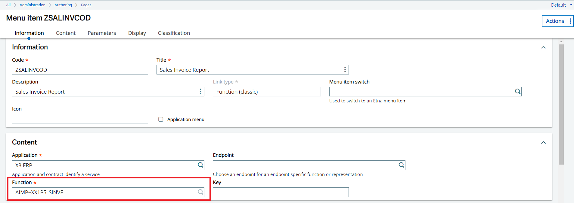 How to add a report as a module in Sage X3 - Sage X3 – Tips, Tricks and ...