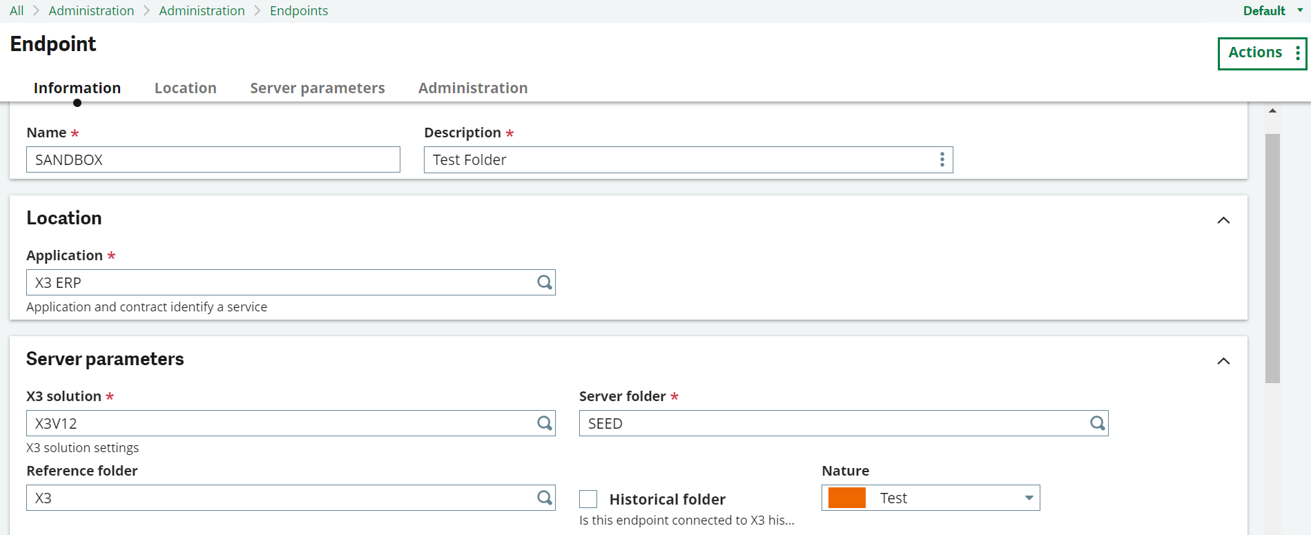 Adding New Endpoints in Sage X3 - Sage X3 – Tips, Tricks and Components