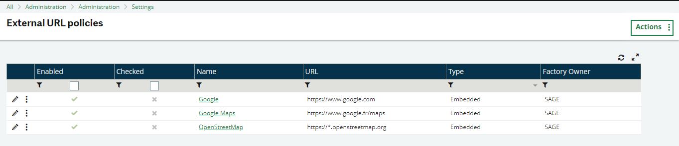 External URL Policies Functionality in Sage X3 - Sage X3 – Tips, Tricks ...
