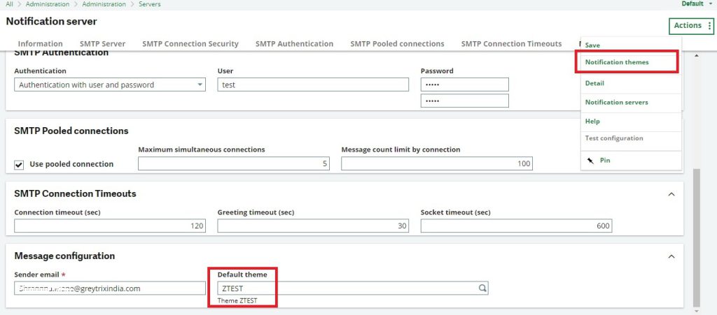 Theme based e-mail workflow using notification server in Sage X3 - Sage X3 – Tips, Tricks and ...
