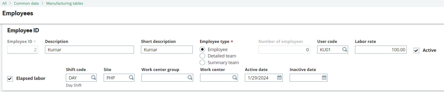 Functionality of Shop Floor tracking and it’s impact on Work Order in Sage X3 - Sage X3 – Tips ...