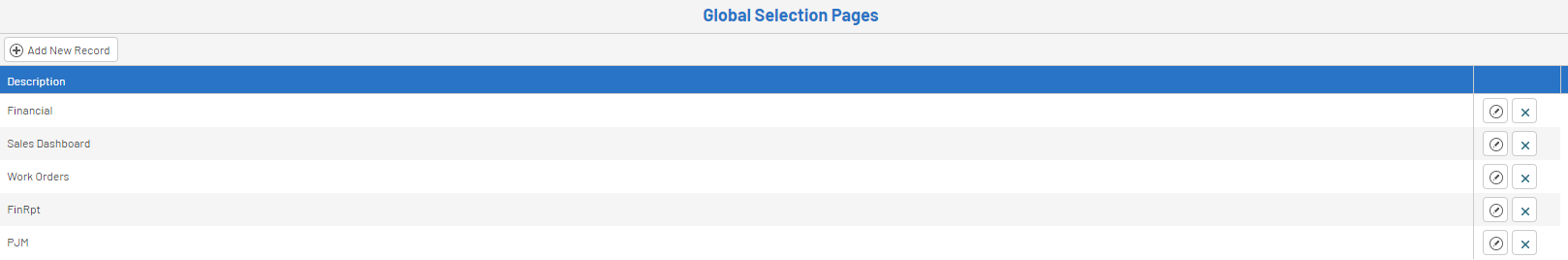 How to create Global Selection Pages in SEI - Sage X3 – Tips, Tricks ...