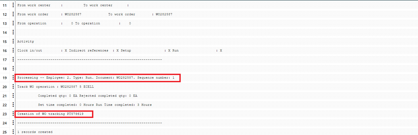 Functionality of Shop Floor tracking and it’s impact on Work Order in ...