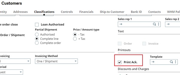 Auto-printing order acknowledgement functionality in Sage X3 - Sage X3 – Tips, Tricks and Components
