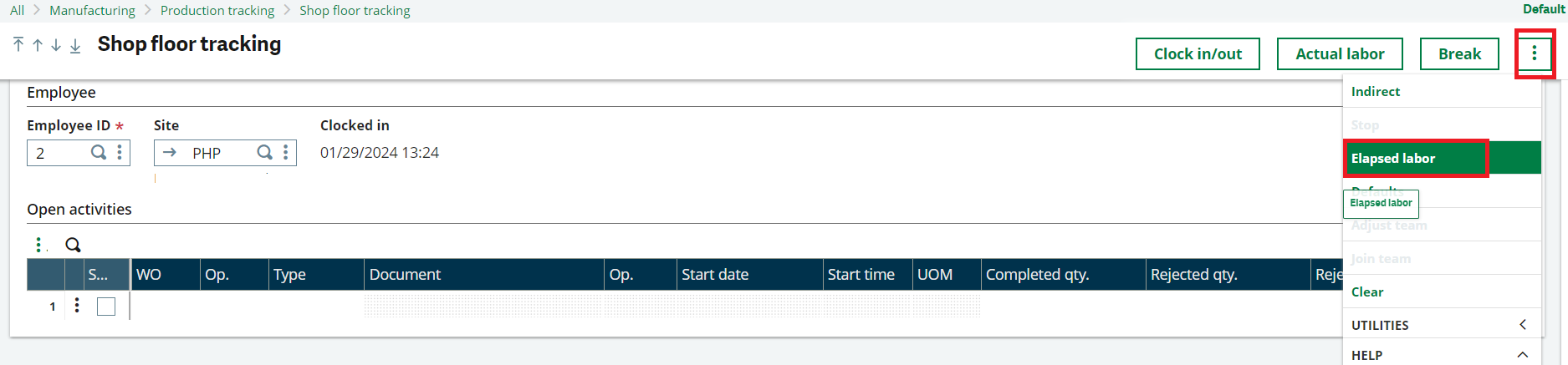 Functionality of Shop Floor tracking and it’s impact on Work Order in Sage X3 - Sage X3 – Tips ...