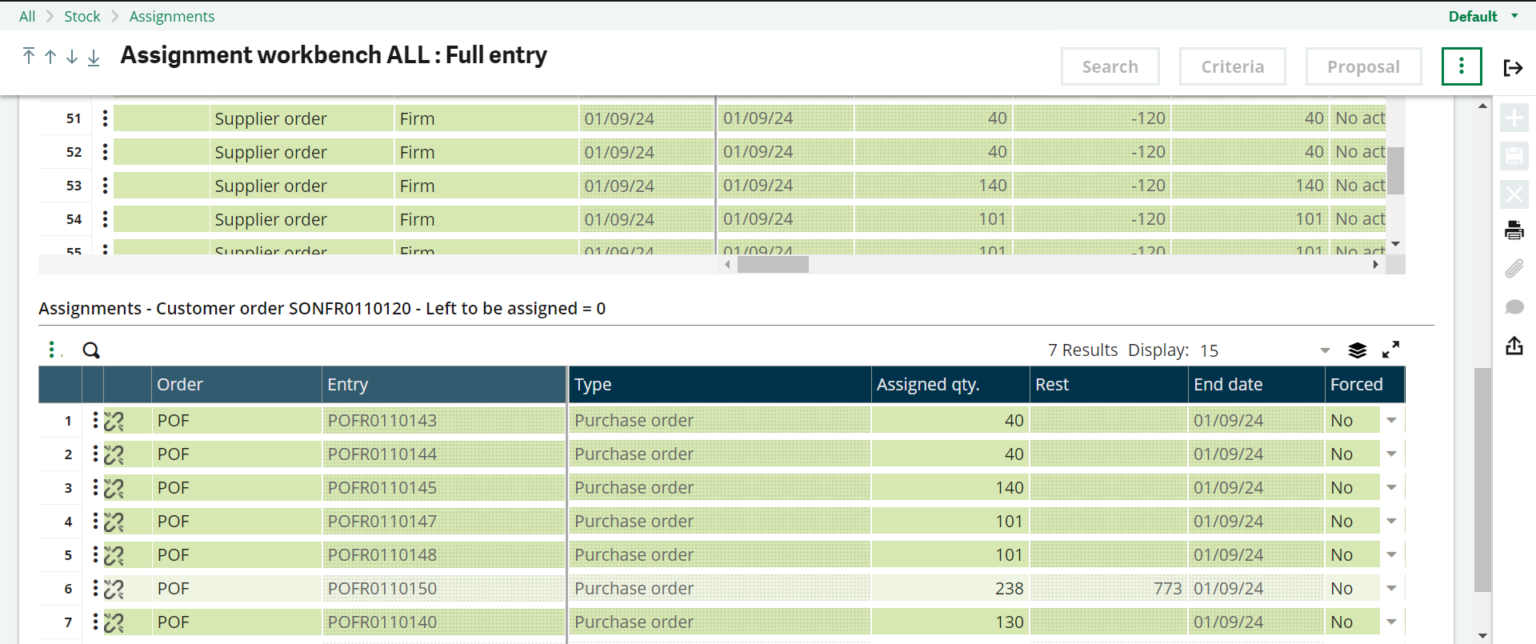 How to perform automatic and multiple assignments using the assignments function - Sage X3 ...