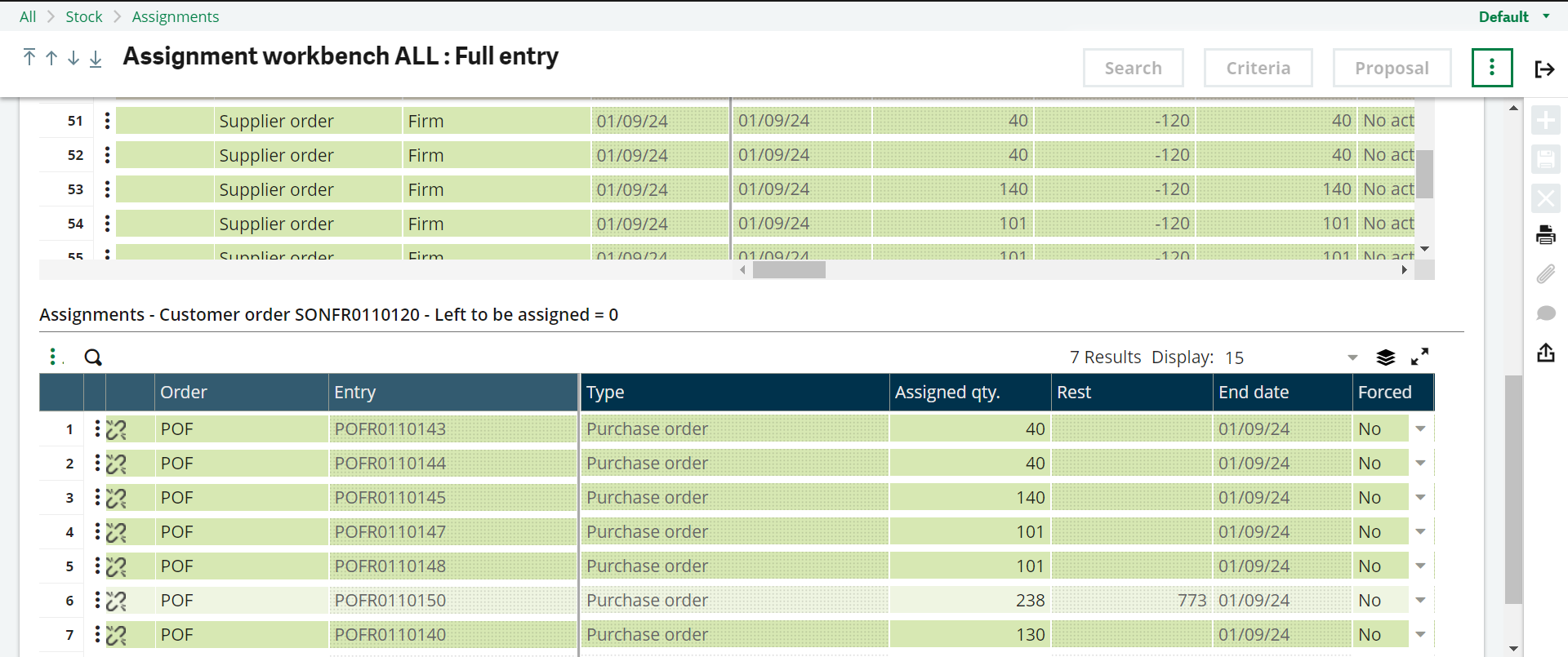 How to perform automatic and multiple assignments using the assignments function - Sage X3 ...