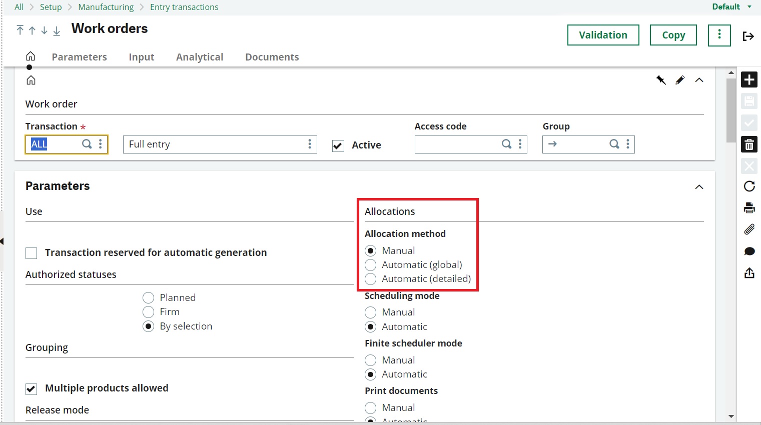 Allocation Methods for Efficient Work Order Management - Sage X3 – Tips ...