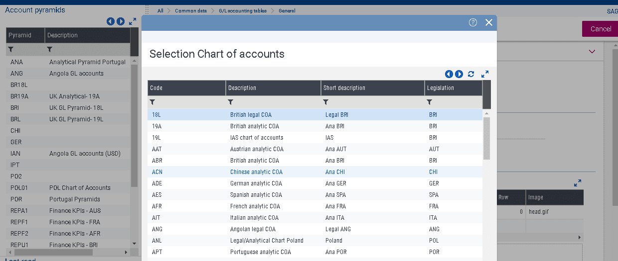 Account Pyramids in Sage X3 - Sage X3 – Tips, Tricks and Components